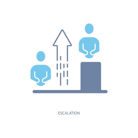 Escalation Concept Line Icon Simple Element Illustration Escalation