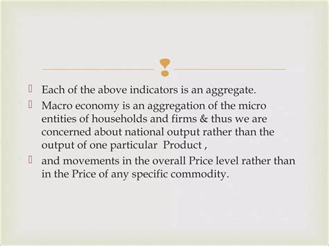 Presentation Macroeconomic Aggregate PPT