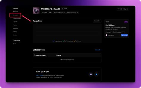 How To Create And Deploy Modular Contracts With Thirdweb
