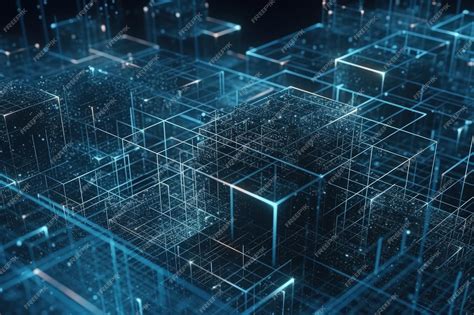 Premium Ai Image Interlocking Cubes Forming A Larger Structure Generative Ai