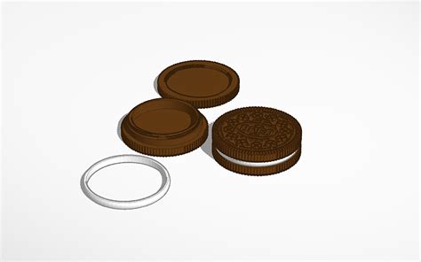 3d design oreo container demo for avrpearn tinkercad