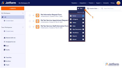 how to access jotform inbox