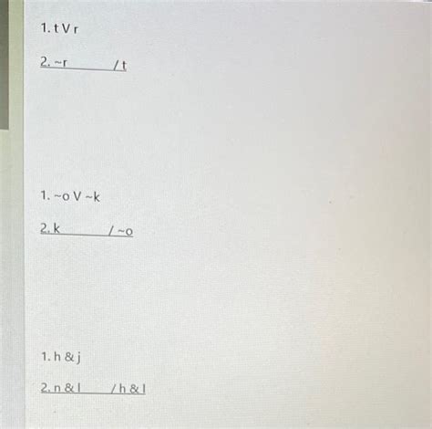 Solved Using The 6 Rules Of Inference Prove These Arguments