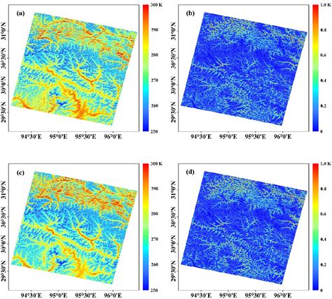 figure 1 from retrieval of land surface temperature with topographic
