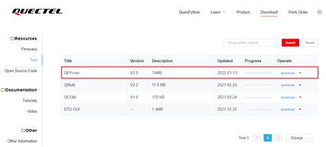 Document Sharing Mass Production Tools Quecpython Quectel Forums