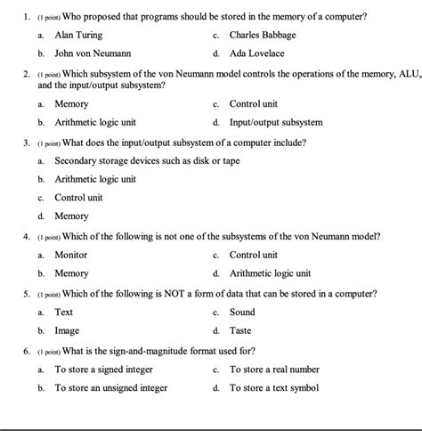solved 1 1 point who proposed that programs should be
