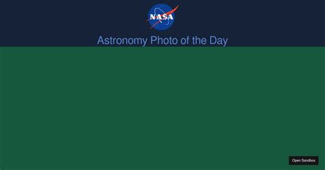 Nasa Api Challenge Codesandbox