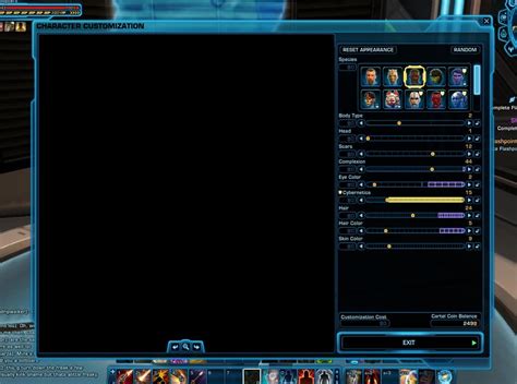 appearance modification bug r swtor
