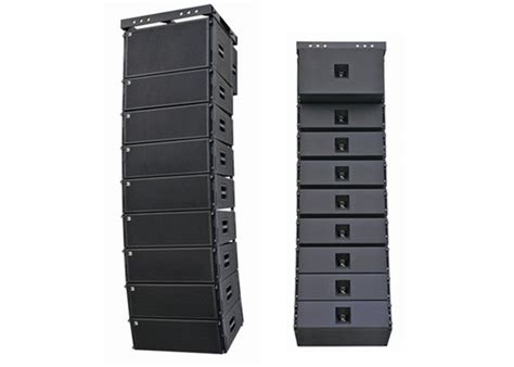 double 10 inch passive line array speaker cabinet design birch plywood