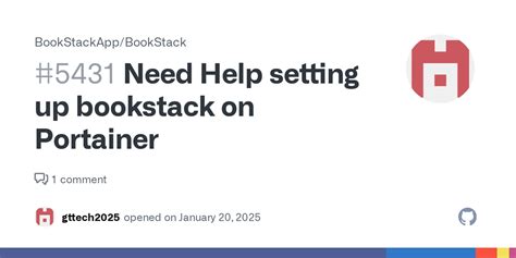 Need Help Setting Up Bookstack On Portainer · Issue 5431