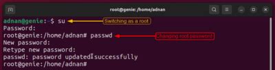 How To Change Root Password On Ubuntu Linux Genie