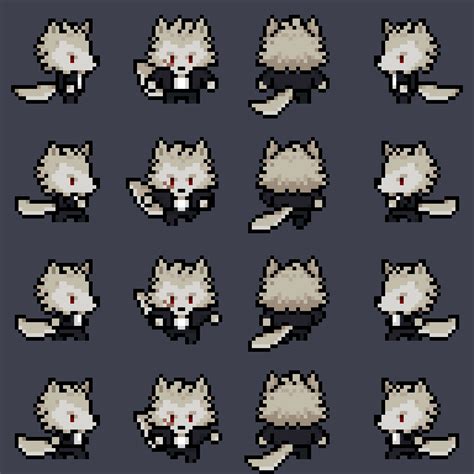 Sprite Sheet Commission Is Finished And Cute Rpixelart