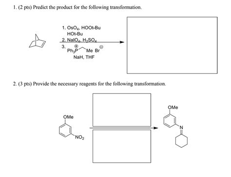 Solved For Both Problem Please Provide A General Mechanism Chegg