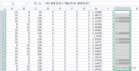 Excel表格归一化，保留几位小数并四舍五入excel归一化 Csdn博客