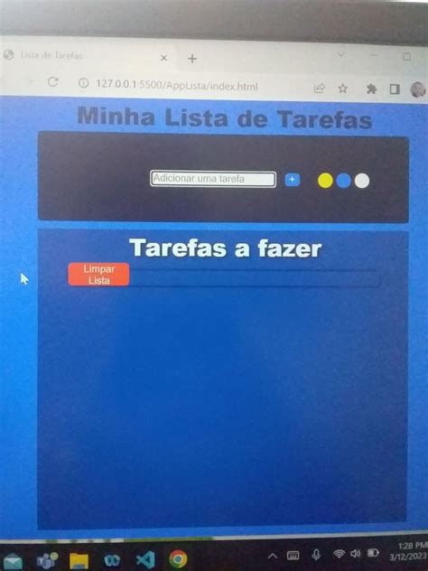 Lista De Tarefas Com Html Css Javascript Damião Souza