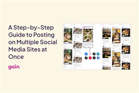 A Step By Step Guide To Posting On Multiple Social Media Sites At Once The Gain Blog