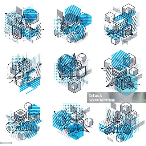 3d 선형 메시 모양과 피규어 벡터가 있는 추상 설계 0명에 대한 스톡 벡터 아트 및 기타 이미지 0명 3차원 형태 건설 산업 Istock