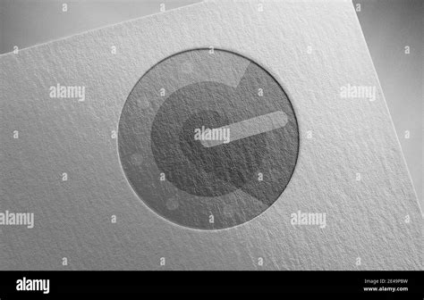 Authenticator Logo On Paper Stock Photo Alamy