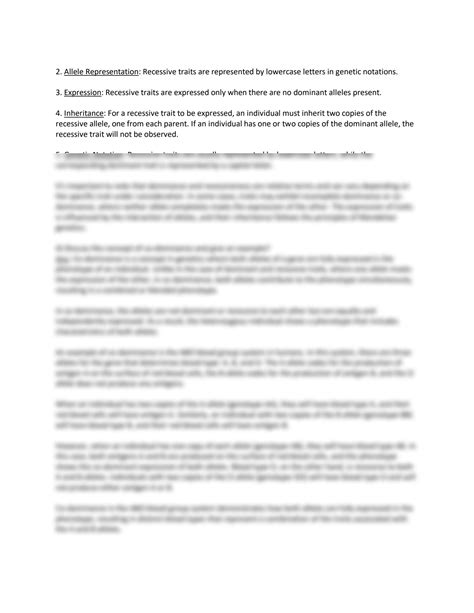 solution class 12th biology principles of inheritance and variation