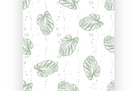 Vector Leaves Seamless Pattern 753736