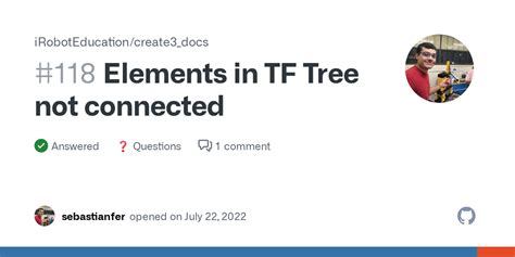 elements in tf tree not connected · iroboteducation create3 docs
