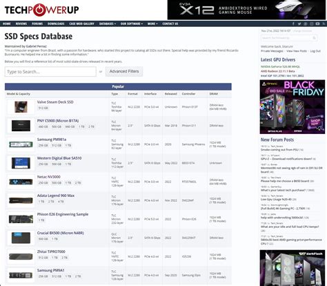 Announcing The Techpowerup Ssd Specs Database Techpowerup