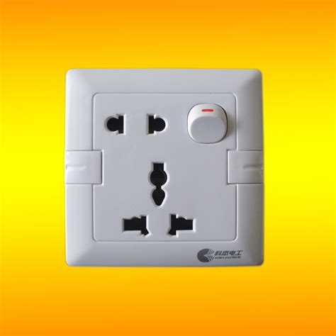 KB100 Series One Gang Switch Two Three Pin Universal Socket