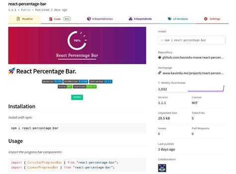 Github React Developer Npm Package Kavindu M Wanniarachchi