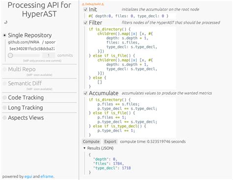 Compute Code Metrics Gui Hyperast Book