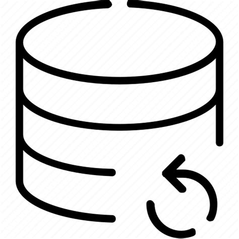 connection database internet network reload server storage icon