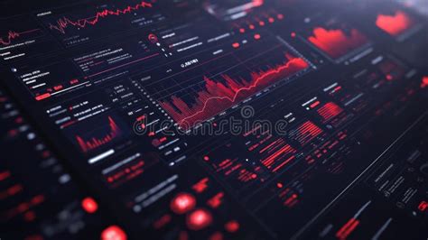 Red And Black Data Charts On Dark Screen Display Stock Illustration Illustration Of Dashboard Red And Black Data Charts On Dark Screen Display Stock Illustration Illustration Of Dashboard