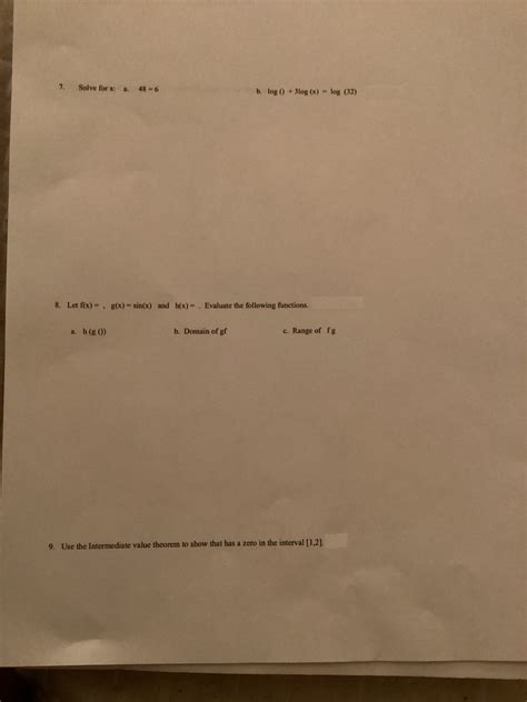 Solve For X A B Log Log X Log Chegg