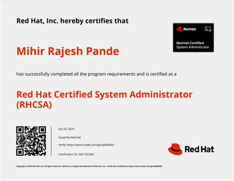 mihir pande on linkedin redhat redhatcertification rhcsa 26 comments