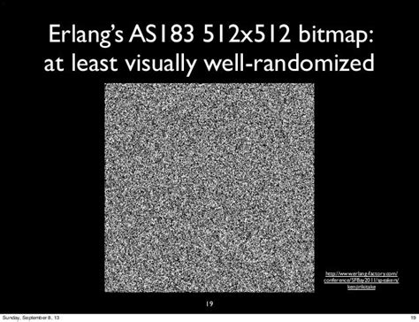 Erlang Random Numbers And The Security London Erlang User Group Ta