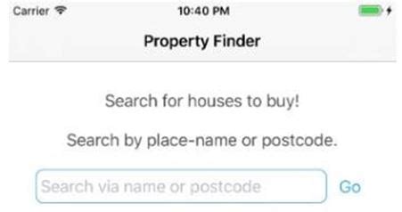 React Native Swift React Native Swift Based Property Finder