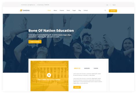 Shiksha Education Template Html Version