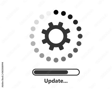 Upgrade Software Icon Update Program Royalty Free Vector 50 Off