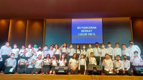 Pelepasan Dan Perpisahan Peserta Didik Kelas Vi Sd Pancaran Berkat Dengan Tema Mencapai