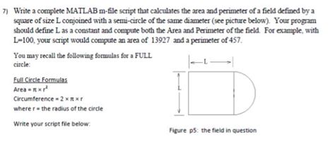 Solved 7 Write A Complete Matlab M File Script That