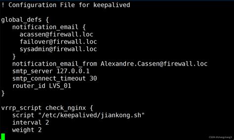 Nginx反向代理keepalived实现nginx高可用