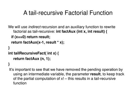 ppt recursion powerpoint presentation free download id 1009502