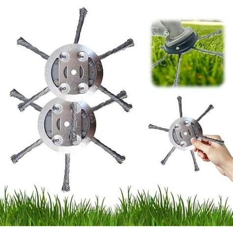 Lullaby Universal Steel Wire Grass Trimmer Head 6 Blade Design Fits