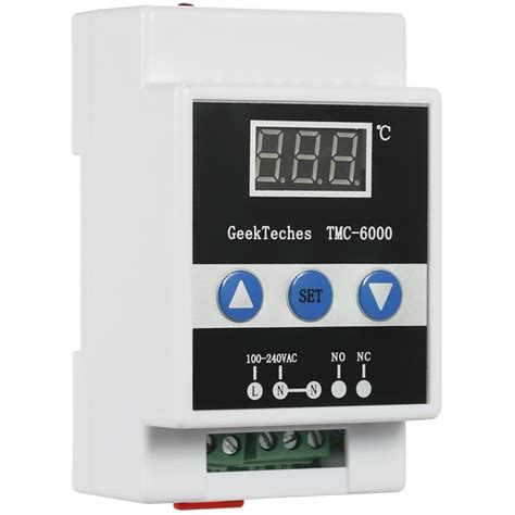 Geekteches Tmc 6000 110 240v Guide Rail Thermostat Digital Temperature