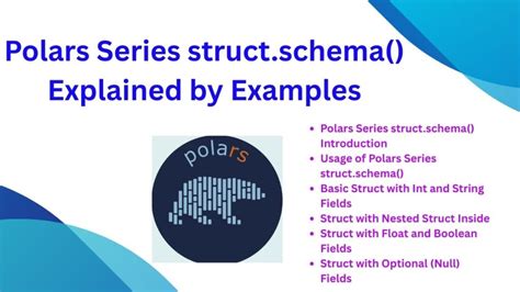 Polars Series Structschema Explained By Examples Spark By Examples