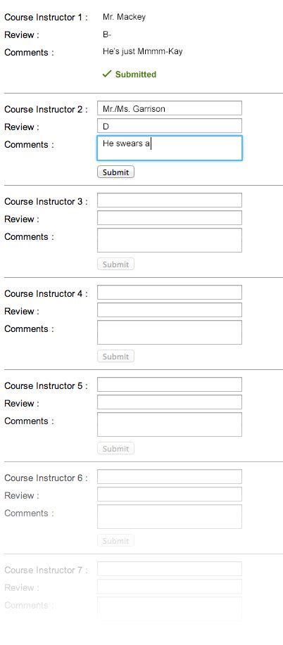 Ux For Multiple Forms Submit By User User Experience Stack Exchange