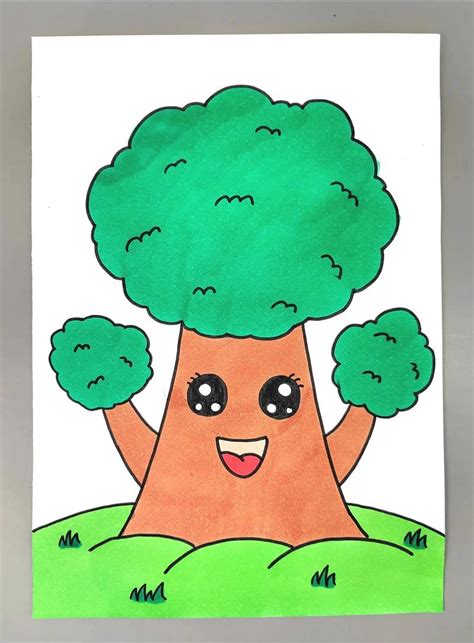 大树 简笔画5张 几塔之家