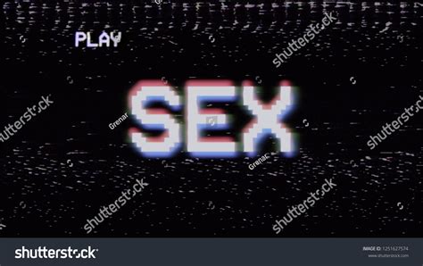Fake Vhs Tape Recording Text Sex Stock Illustration 1251627574