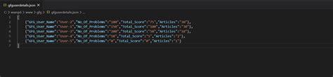 Cómo crear un archivo JSON dinámico obteniendo datos de la base de datos del servidor local