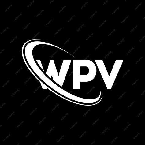 Premium Vector Wpv Logo Wpv Letter Wpv Letter Logo Design Initials Wpv Logo Linked With Circle