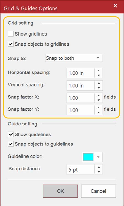 Using Alignment Grid